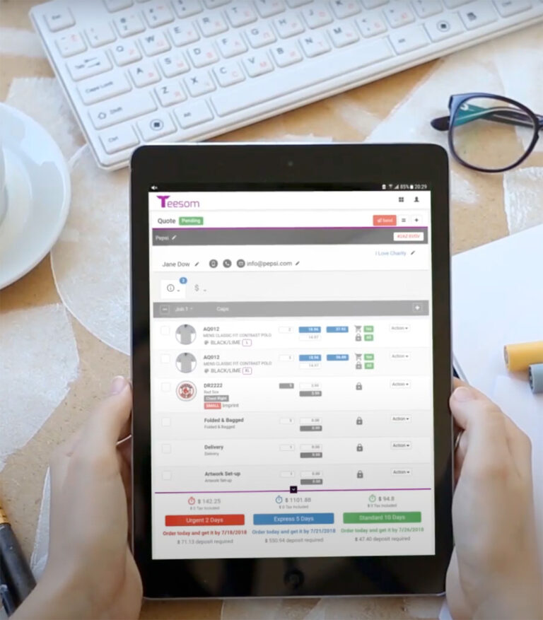 Teesom - 100% Free Screen Printing Software